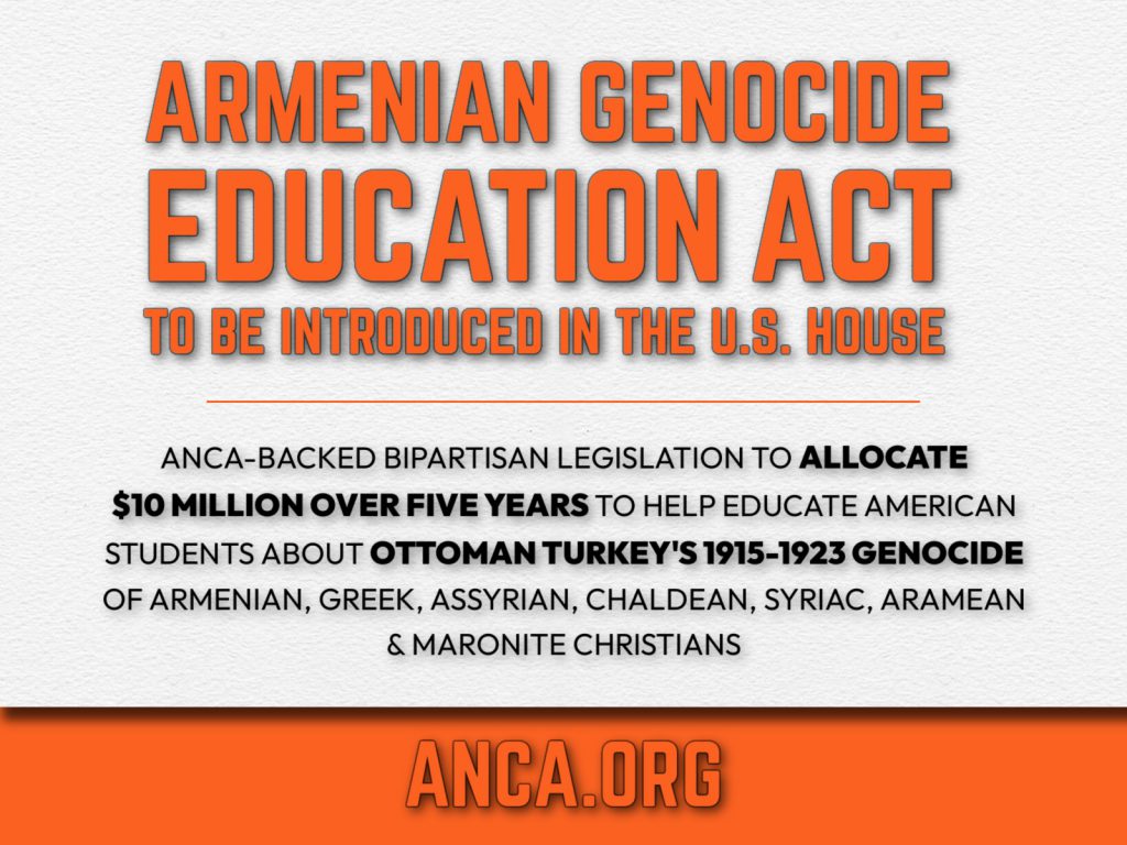 Armenian Genocide Education Act Set for Introduction - Oragark