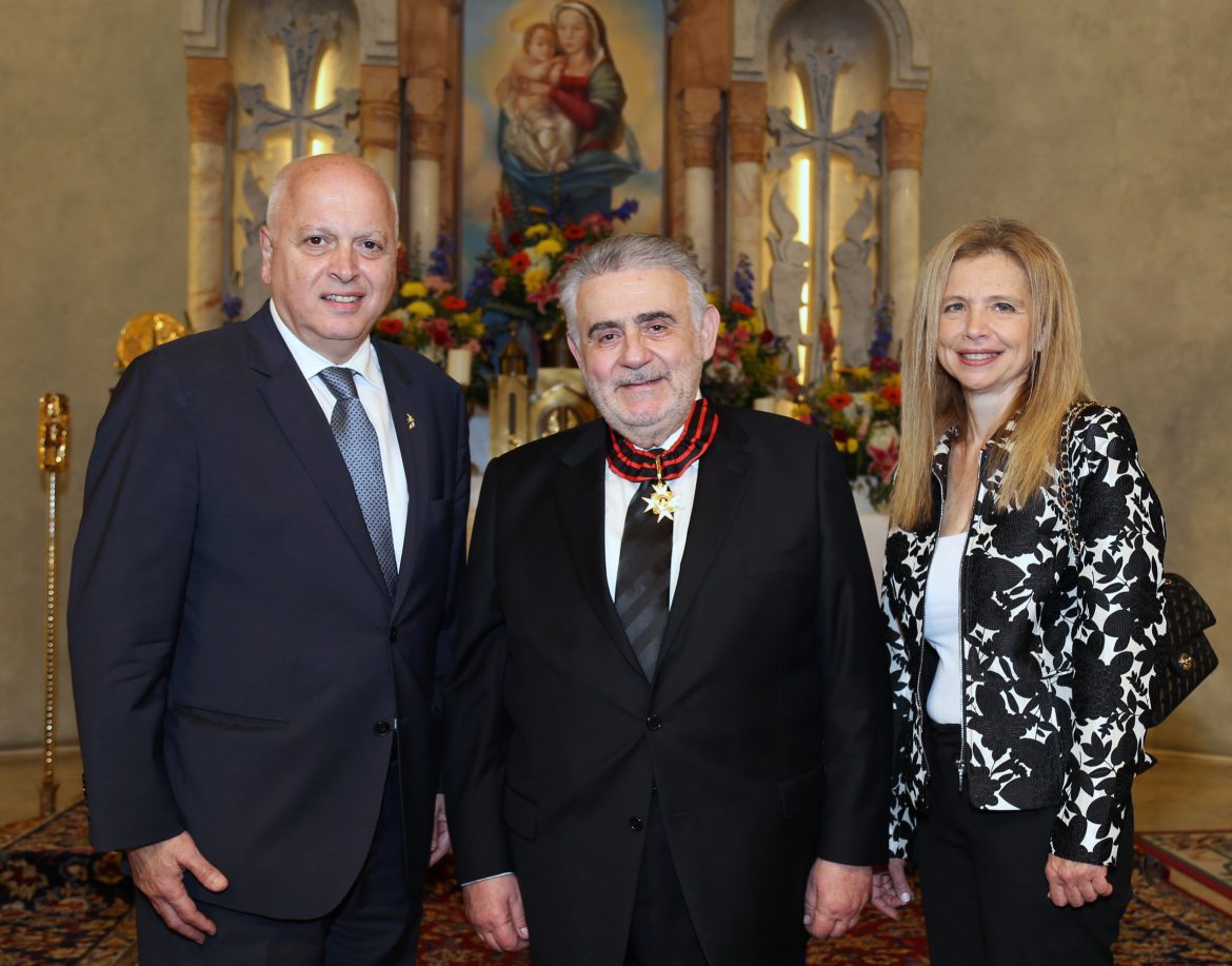 Arsen Danielian Awarded Order of Knight Commander by Pope Francis - Oragark