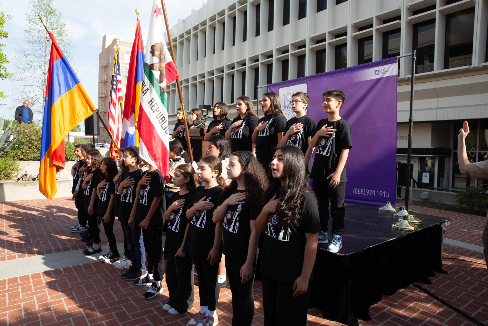 AGC: Community Unites to Commemorate Armenian Genocide at Glendale City ...